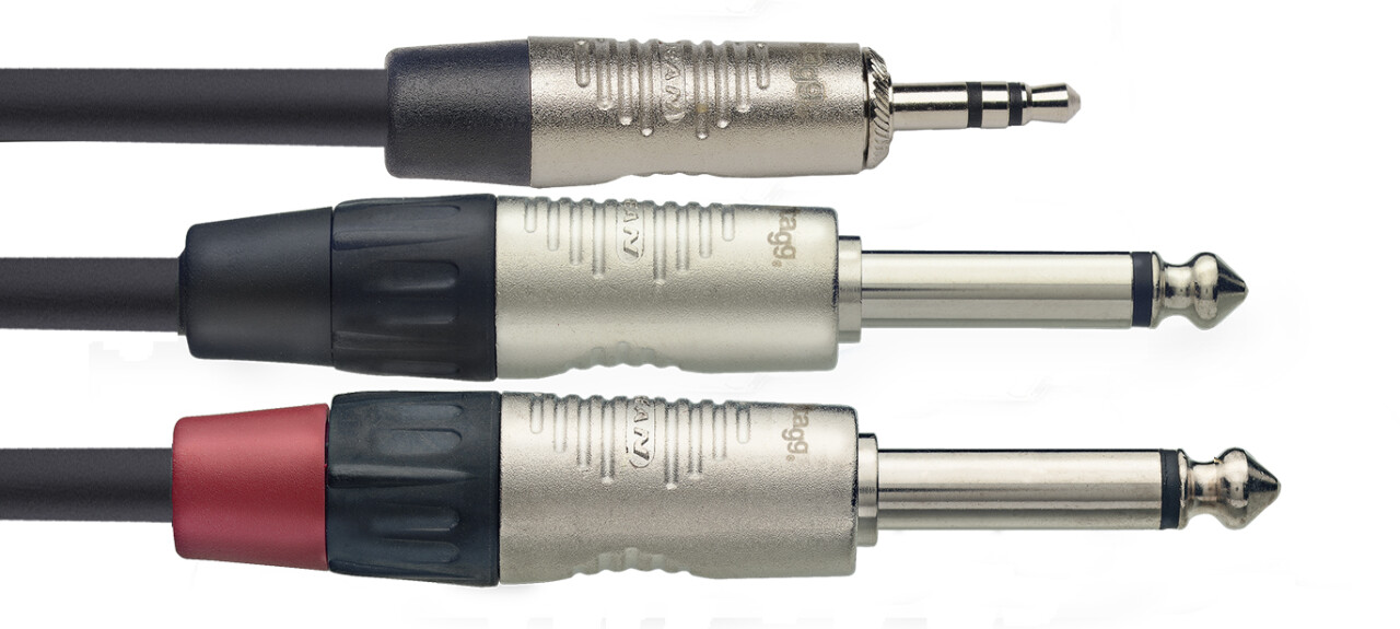 N series Y-cable, mini jack/jack (m/m)... » Stagg
