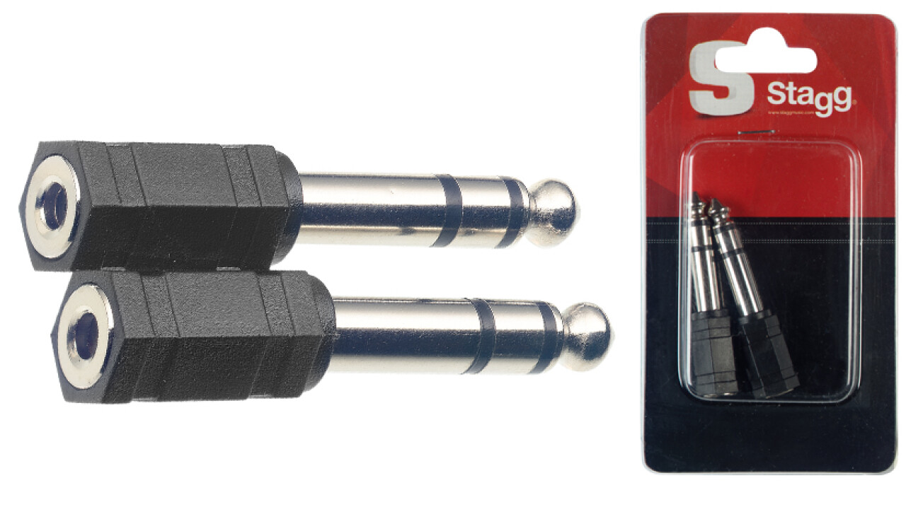 2x Female stereo mini jack / male stereo... » Stagg