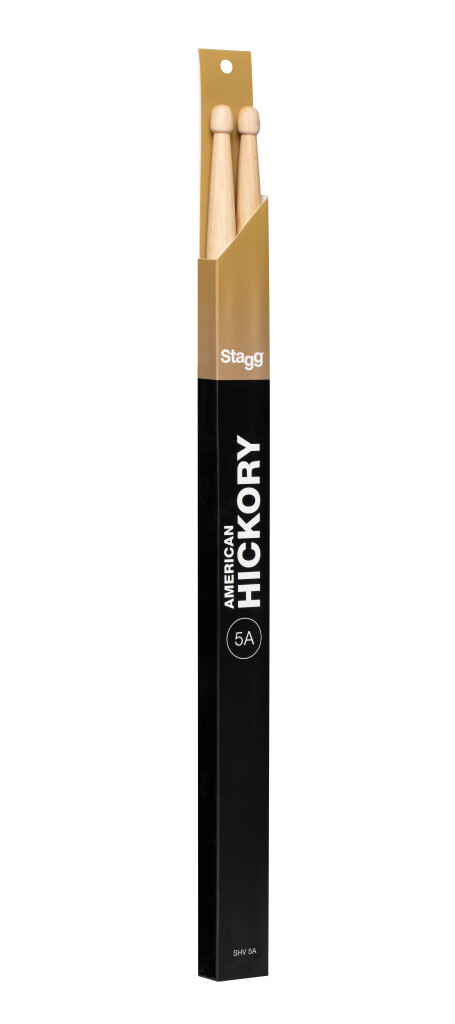 Pair of Hickory Sticks, V series/5A - Wooden Tip » Stagg