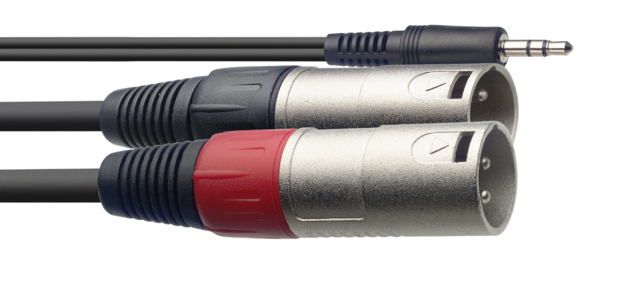Y cable, mini jack/XLR (m/m), 1 m (3') » Stagg