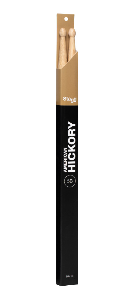Pair of Hickory Sticks, V series/5B - Wooden Tip » Stagg