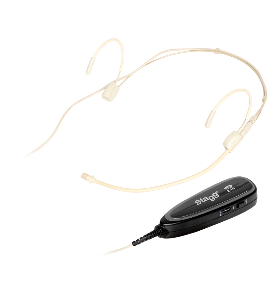 Beige wireless headset microphone set (with... » Stagg