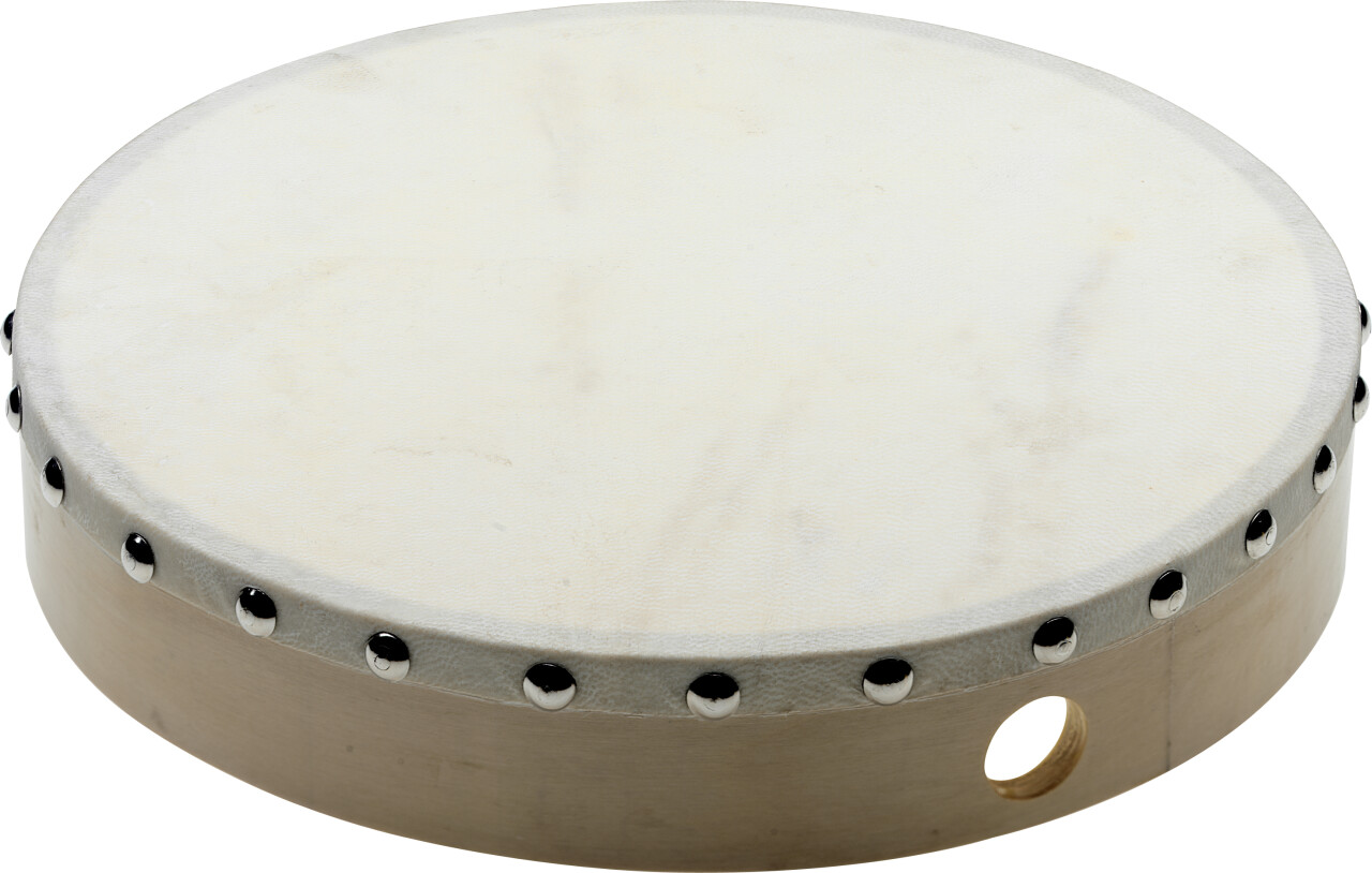 10" pre-tuned wooden hand drum with rivetted skin » Stagg