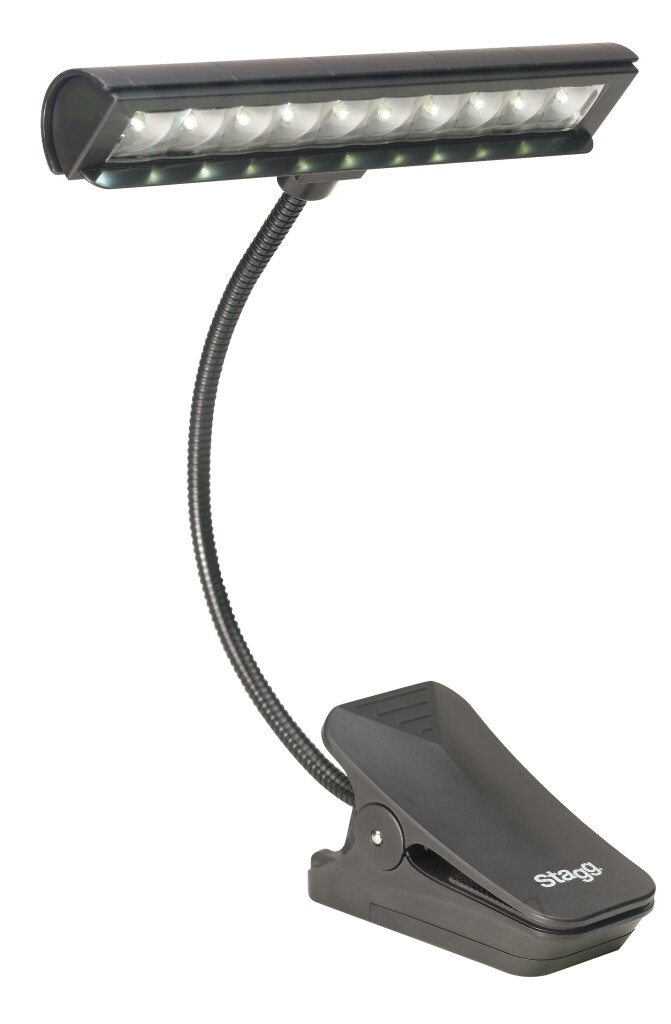 Multipurpose clip-on and free-standing LED lamp » Stagg