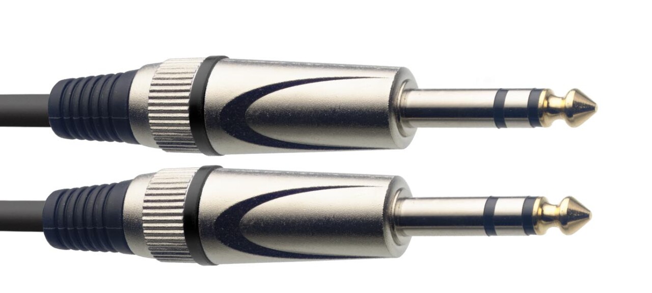 Audio cable, jack/jack (m/m), 1 m (3') » Stagg