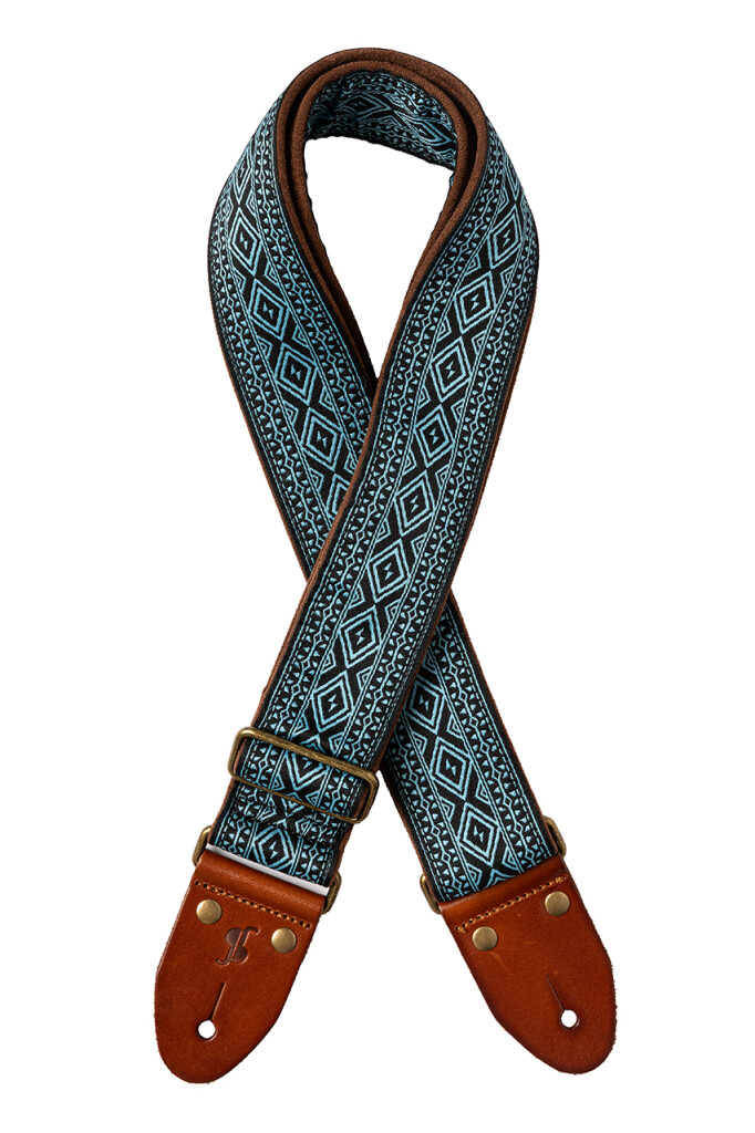 WOVEN NYLON STRAP DIAMOND BLUE » Stagg