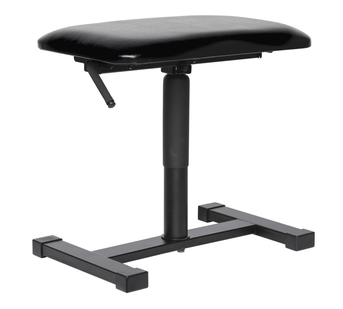 Satin black hydraulic keyboard bench with satin... » Stagg